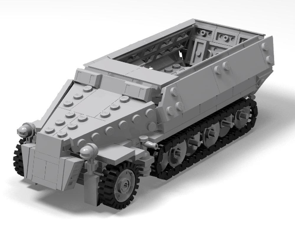 LEGO MOC Lego Half Track Sd. Kfz. 251 by FrenchBricks | Rebrickable ...