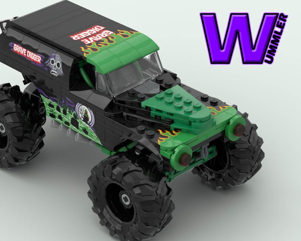 LEGO MOC Grave Digger by Wummler | Rebrickable - Build with LEGO