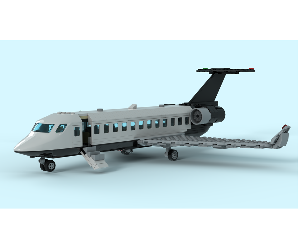 LEGO MOC Lego city private jet by jamo88 | Rebrickable - Build with LEGO