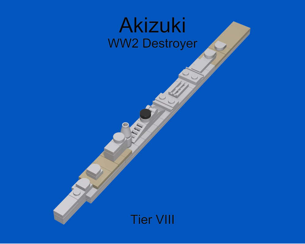 LEGO MOC-215419 1:560 Scale Japanese Gunboat Destroyers by yamato534 ...