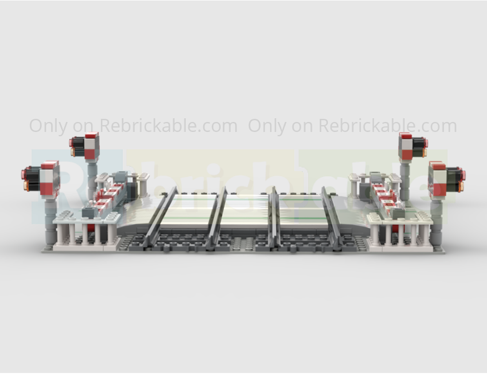 LEGO MOC UK Double Track Full Barrier Level Crossing by Andy Ps Bricks ...