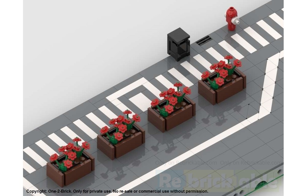 LEGO MOC V2: Modular Logistics Center - Road plates by ONE-2-BRICK ...