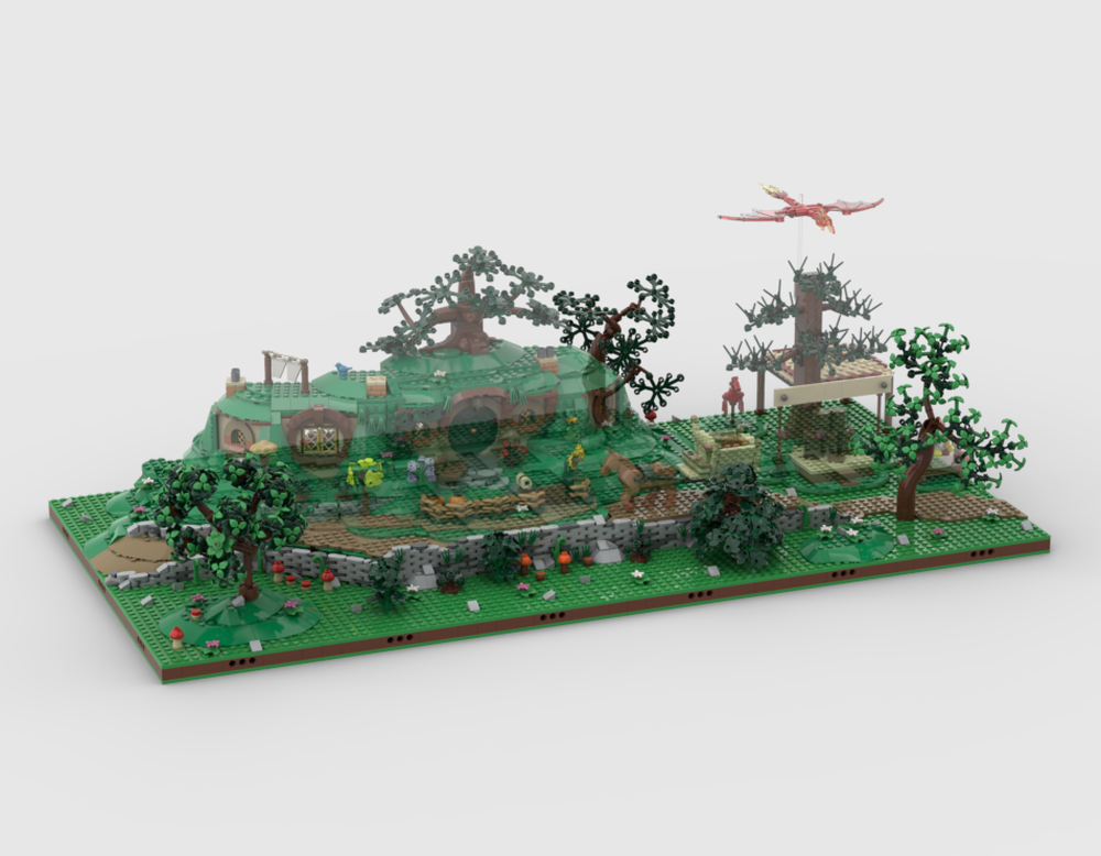 LEGO MOC The Shire - Display for set 10354 by gabizon | Rebrickable ...