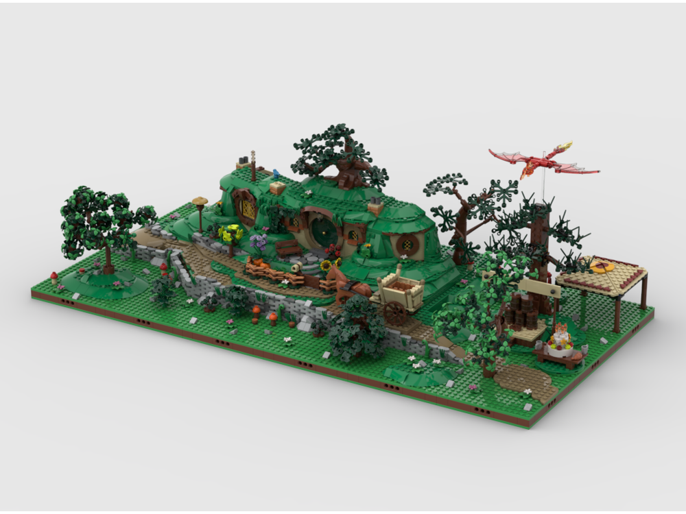 LEGO MOC-215456 The Shire - Display for set 10354 by gabizon ...