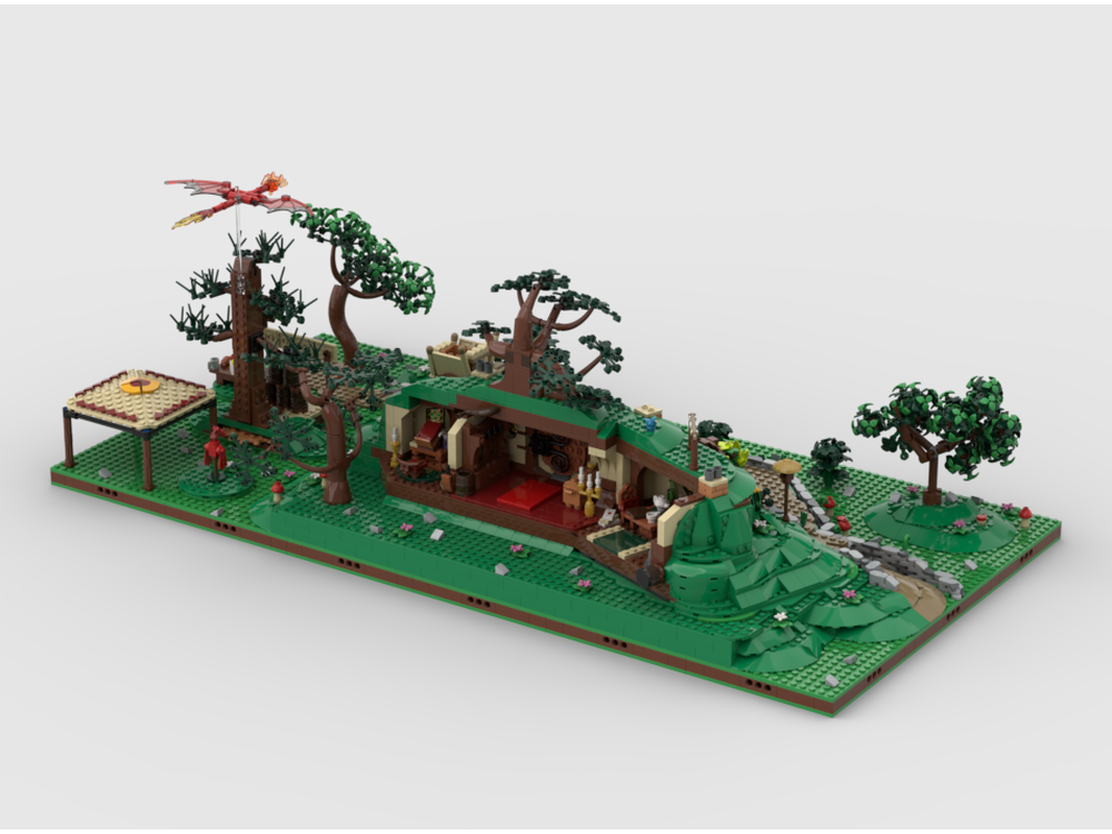 LEGO MOC-215456 The Shire - Display for set 10354 by gabizon ...
