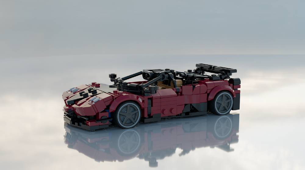 LEGO MOC Pagani Huayra BC by Thecarmoccer | Rebrickable - Build with LEGO