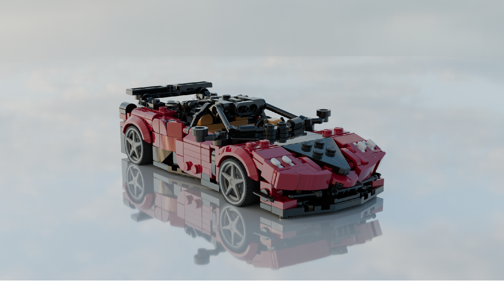 LEGO MOC Pagani Huayra BC by Thecarmoccer | Rebrickable - Build with LEGO
