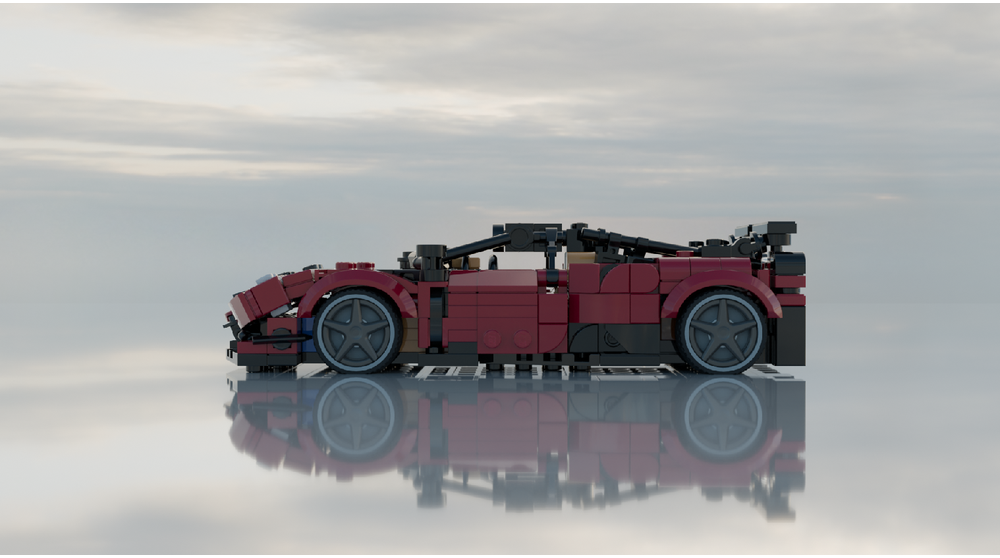 LEGO MOC Pagani Huayra BC by Thecarmoccer | Rebrickable - Build with LEGO