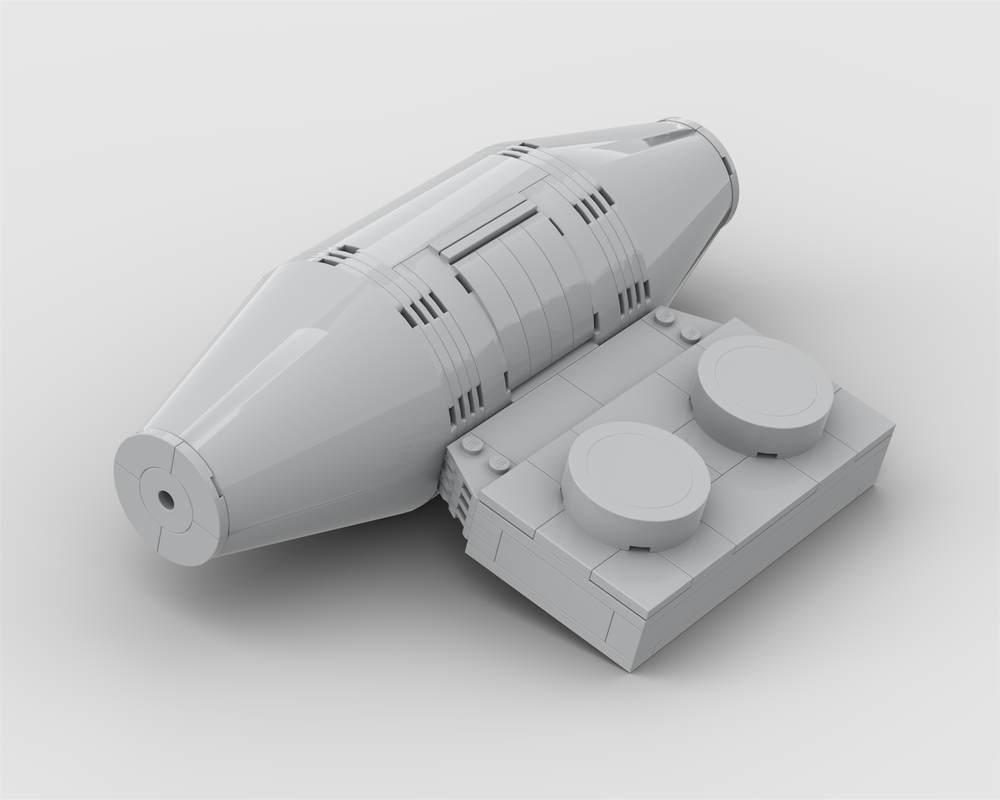LEGO MOC Upscaled jet engine by Briquoleur | Rebrickable - Build with LEGO