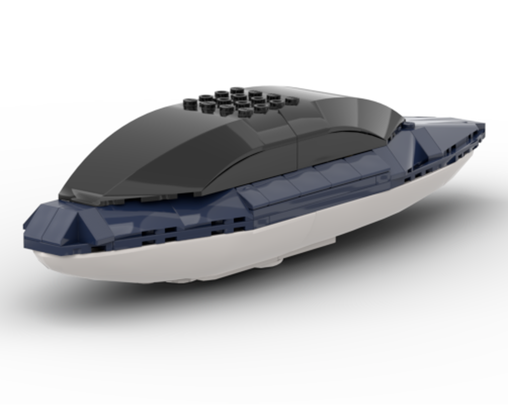 LEGO MOC-215491 Futuristic speed boat by Smellybricks | Rebrickable ...