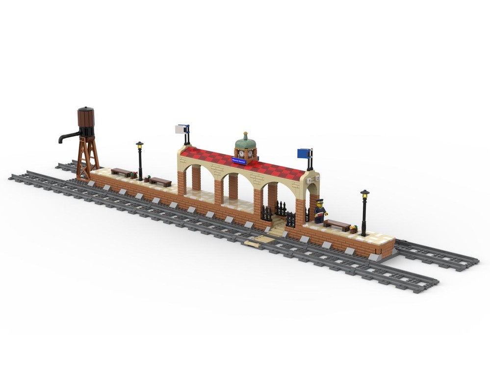 LEGO MOC train platform by nuttybrick | Rebrickable - Build with LEGO