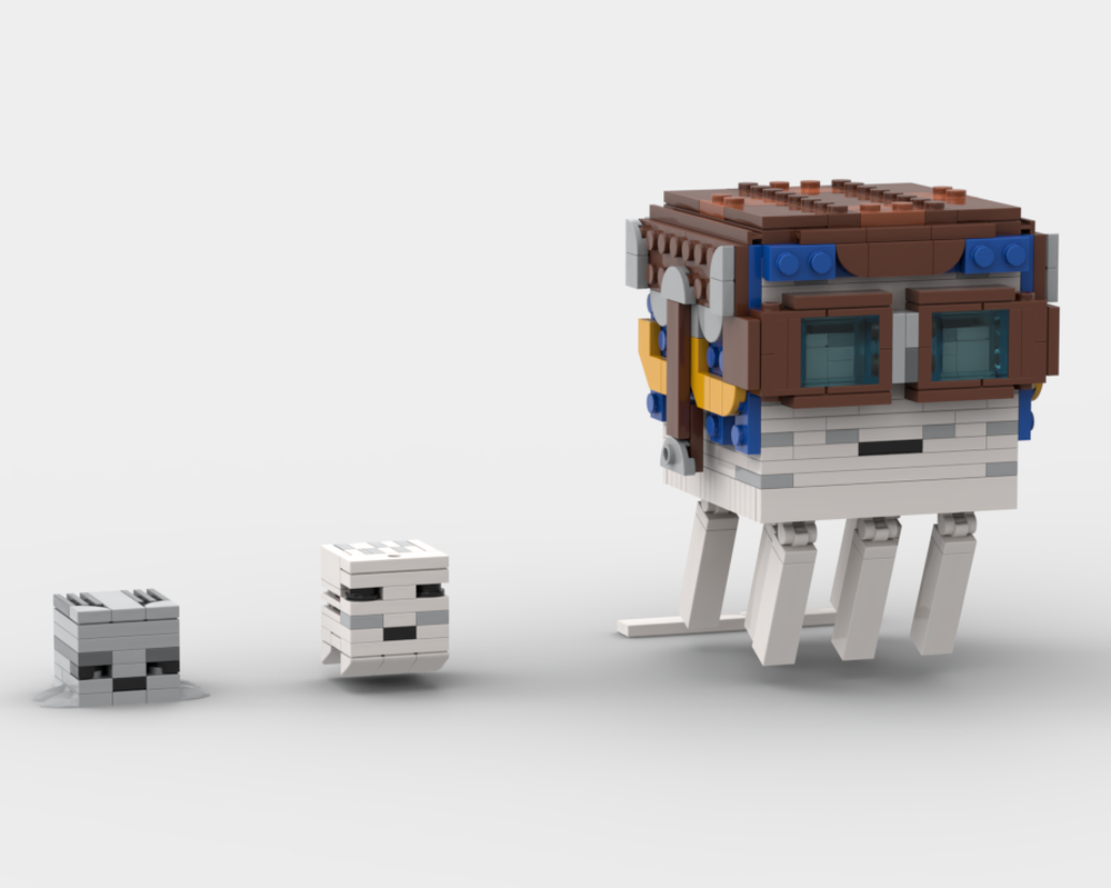 LEGO MOC Happy Ghast, Ghastling, and Dried Ghast by Brick Horizon ...