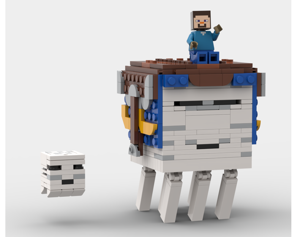 Lego Moc Happy Ghast Ghastling And Dried Ghast By Brick Horizon