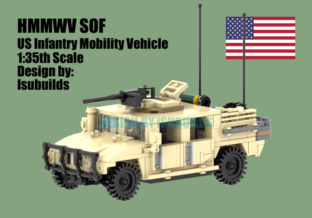 LEGO MOC HMMWV SOF by Isubuilds | Rebrickable - Build with LEGO