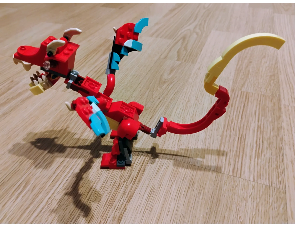 LEGO MOC Red Wyvern - 31145 ALT by NaMroz | Rebrickable - Build with LEGO