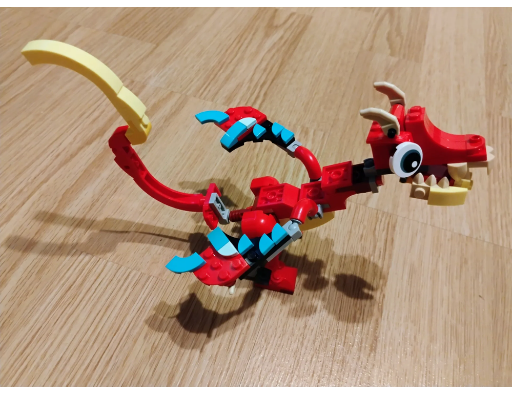 LEGO MOC Red Wyvern - 31145 ALT by NaMroz | Rebrickable - Build with LEGO