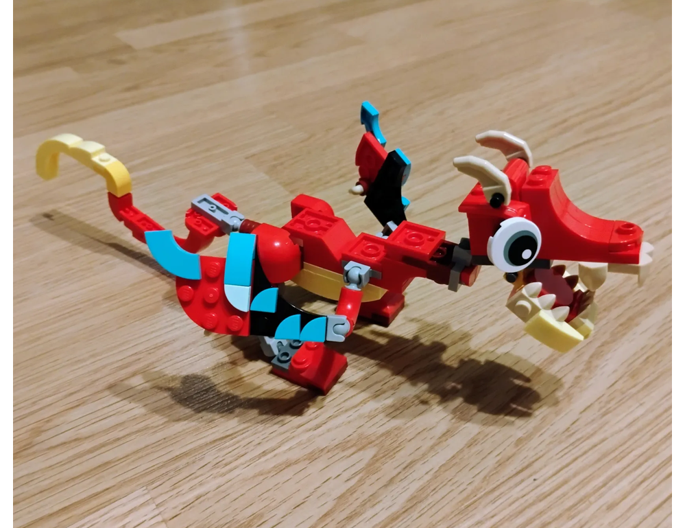 LEGO MOC Red Wyvern - 31145 ALT by NaMroz | Rebrickable - Build with LEGO