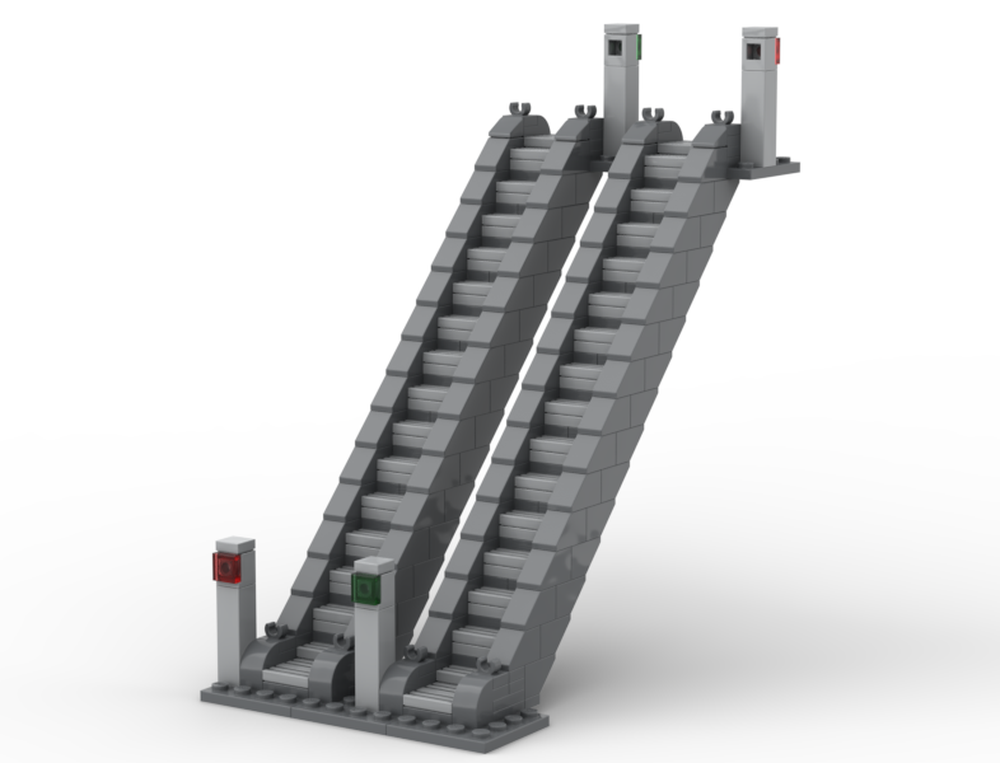 LEGO MOC Escalator by GTerBricks | Rebrickable - Build with LEGO