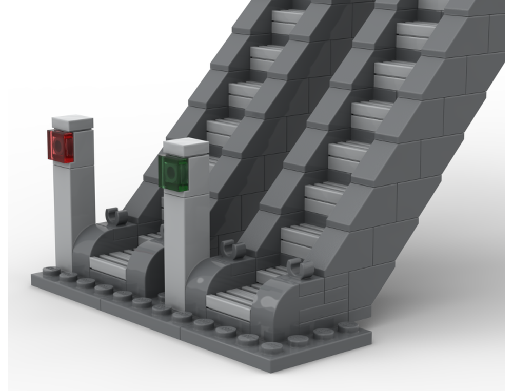 LEGO MOC Escalator by GTerBricks | Rebrickable - Build with LEGO