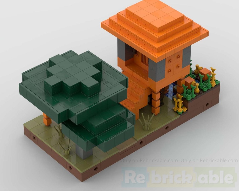 LEGO MOC-215527 the Savanna_Village part C: Fisher Cottage 1 by zzk ...
