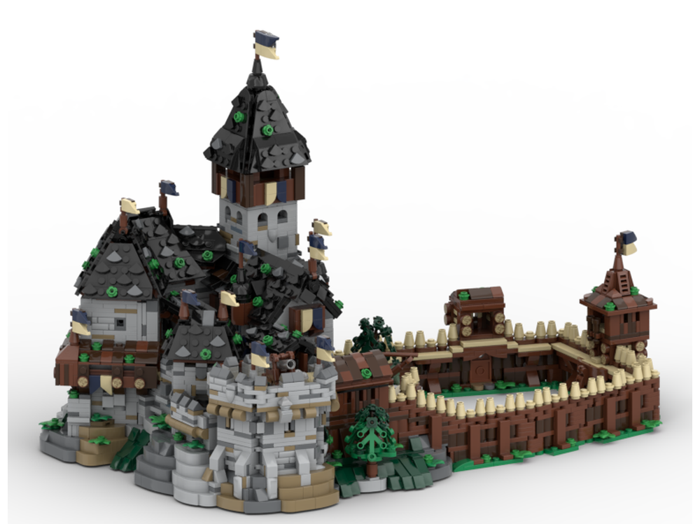 LEGO MOC-215534 Mini Blaustein Castle - Mint Tower Extension / Münzturm ...