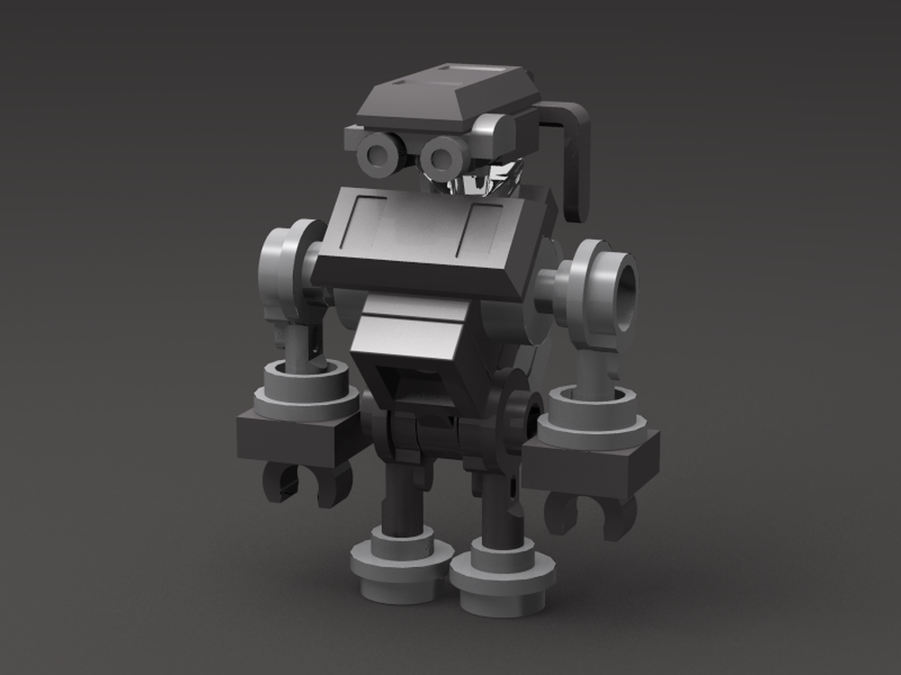 LEGO MOC Worker Robot by ClapperTheCat | Rebrickable - Build with LEGO