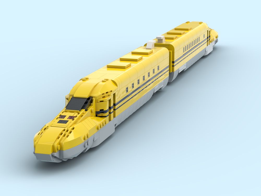 LEGO MOC Shinkansen: Dr. Yellow (923 Class) Coach 1 & 7 by ...