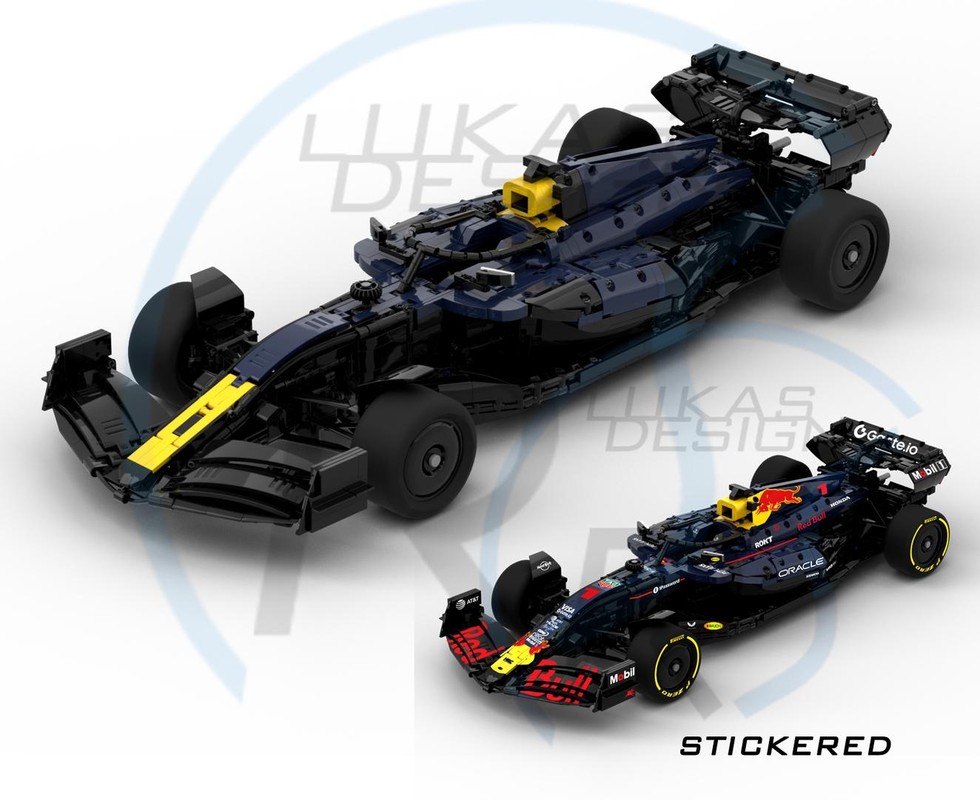 LEGO MOC Red Bull Racing F1 RB21 1:8 Scale by Lukas2020 | Rebrickable ...
