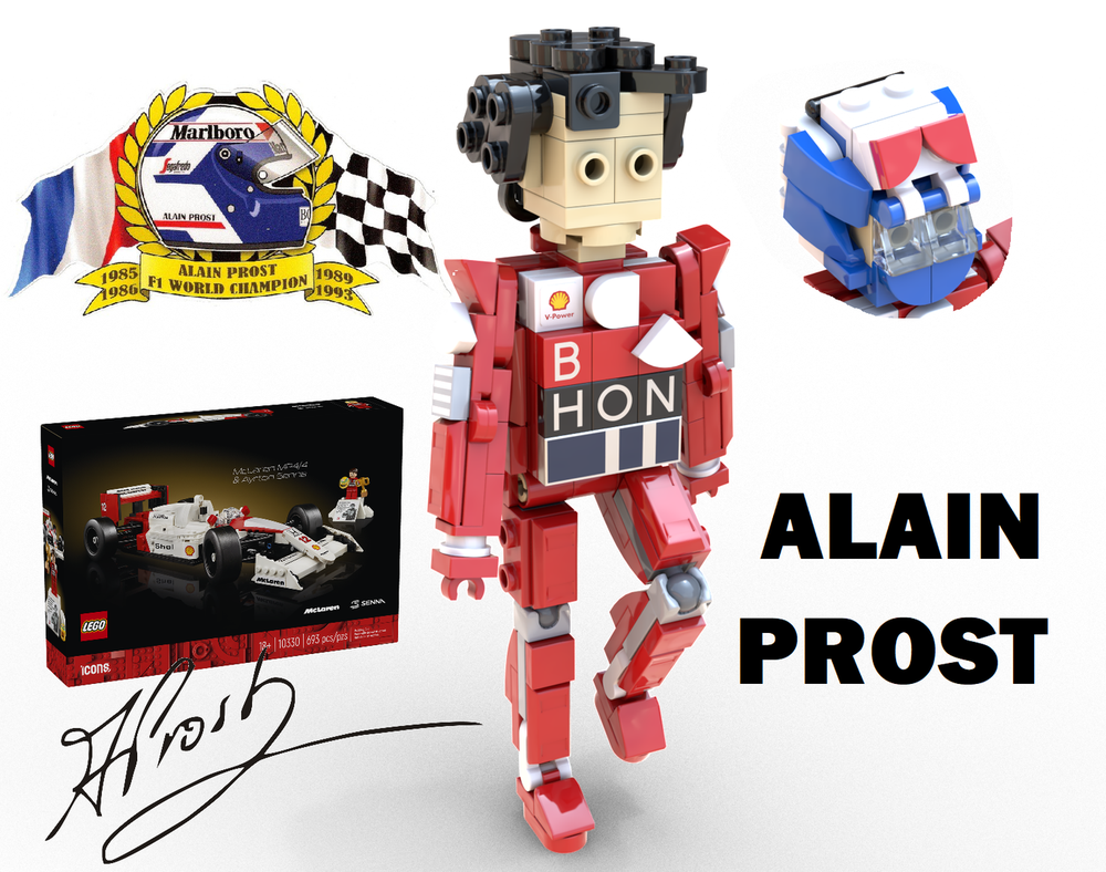LEGO MOC Alain Prost McLaren MP4/4 by ALLEGORY | Rebrickable - Build ...