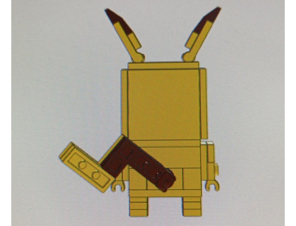 LEGO MOC BrickHeads Pika by Artem19K | Rebrickable - Build with LEGO