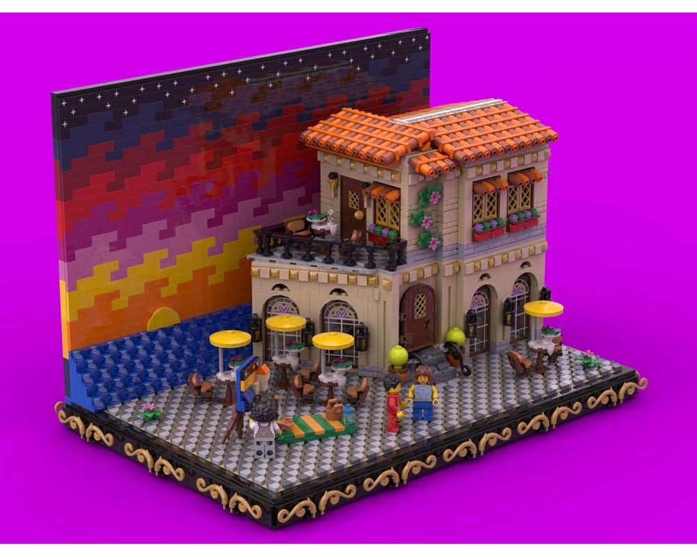 LEGO MOC SEASIDE SUNSET DIORAMA by Oliwia 2005 | Rebrickable - Build ...