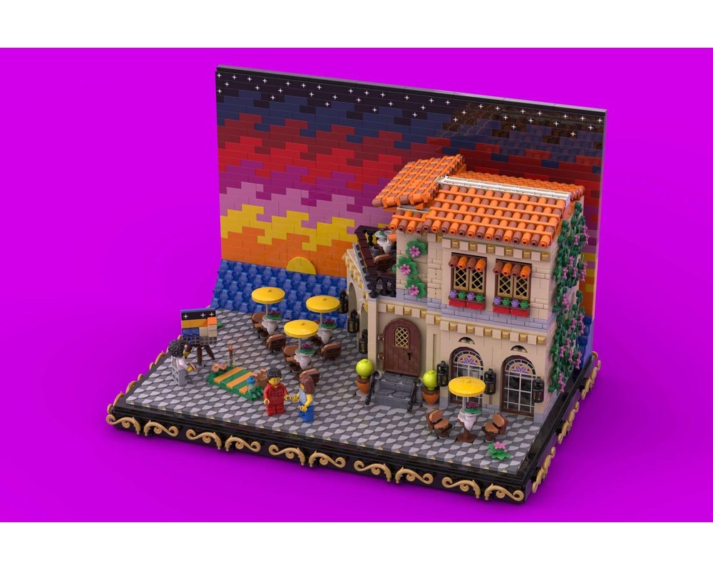 LEGO MOC SEASIDE SUNSET DIORAMA by Oliwia 2005 | Rebrickable - Build ...