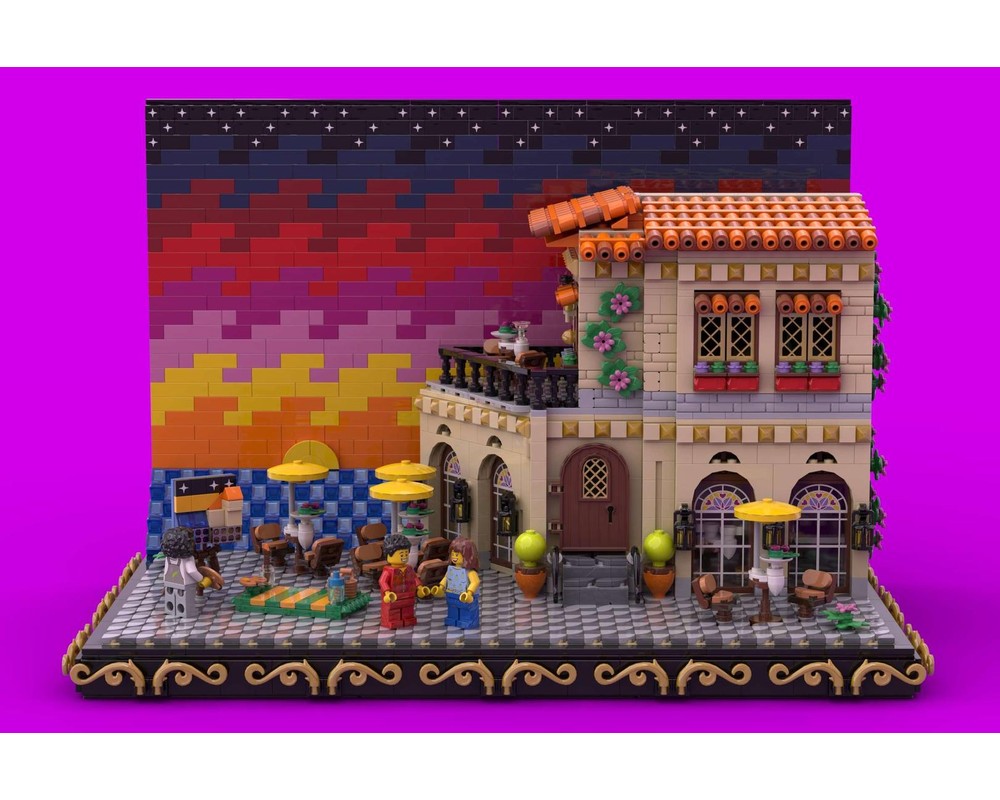 LEGO MOC SEASIDE SUNSET DIORAMA by Oliwia 2005 | Rebrickable - Build ...