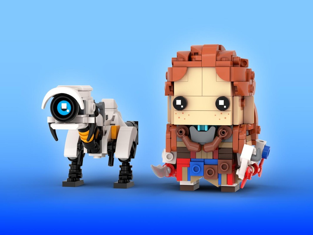 LEGO MOC Aloy & Watcher Brickheadz LEGO MOC - Horizon: Zero Dawn by ...