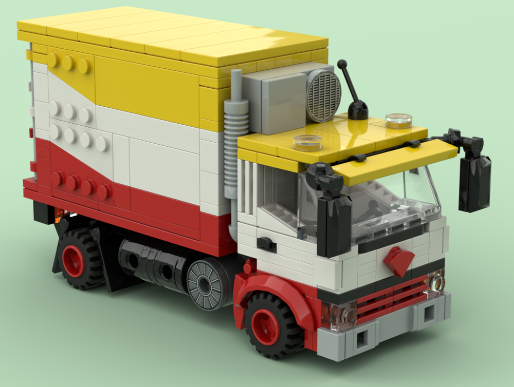 LEGO MOC Cola Delivery Truck by Wacky | Rebrickable - Build with LEGO