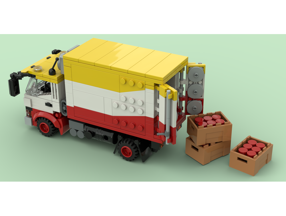 LEGO MOC Cola Delivery Truck by Wacky | Rebrickable - Build with LEGO