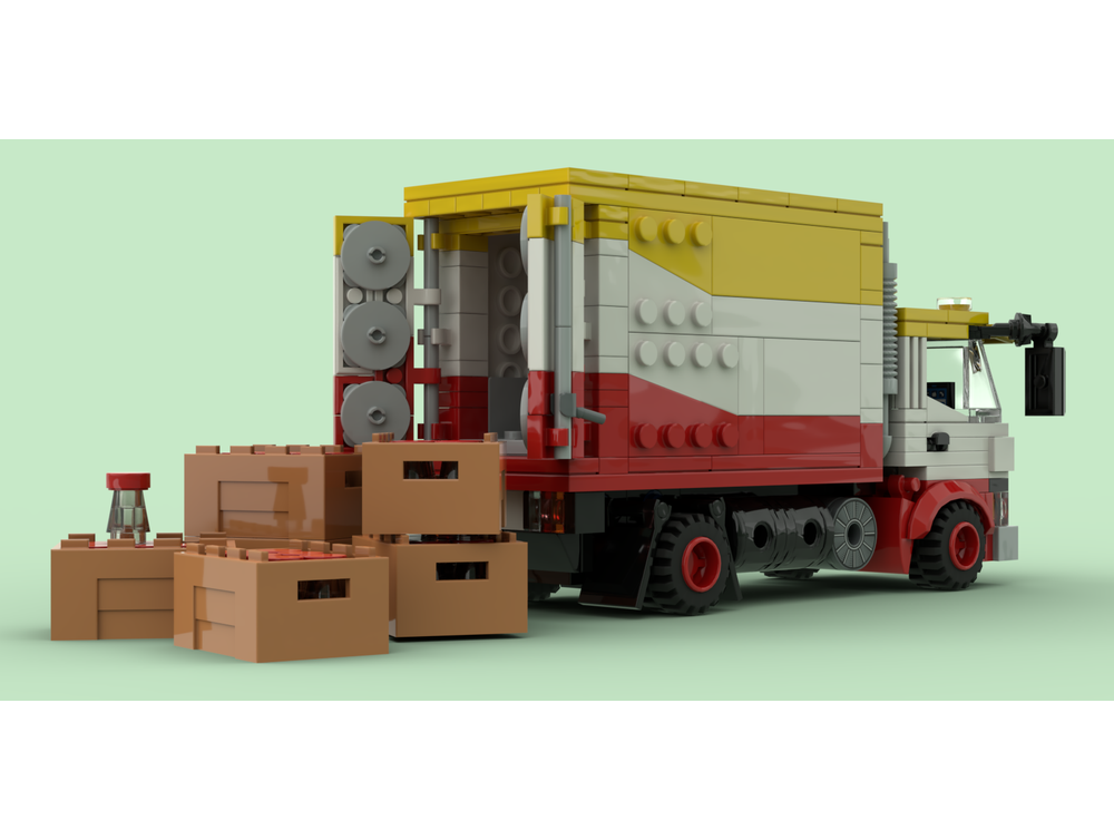LEGO MOC-215611 Cola Delivery Truck by Wacky | Rebrickable - Build with ...