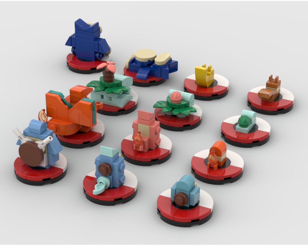 LEGO MOC Pokemon Microscale (Selection from Gen I) by uneuro ...