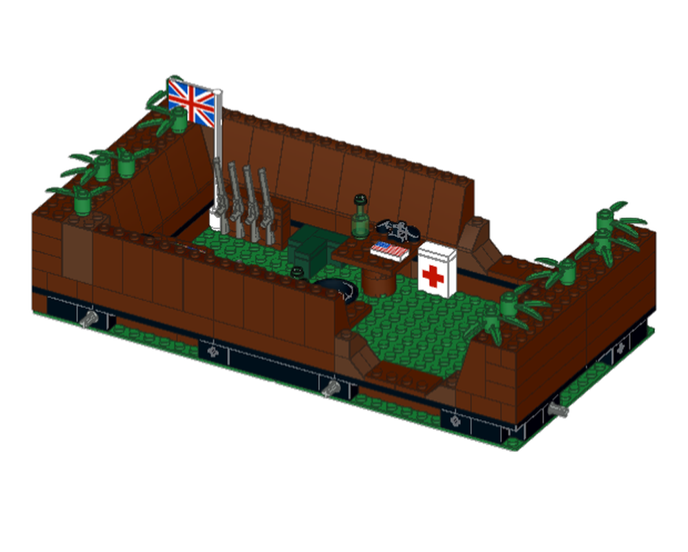 LEGO MOC-215644 WW1 Trench- Command Section by militarybricks1 ...