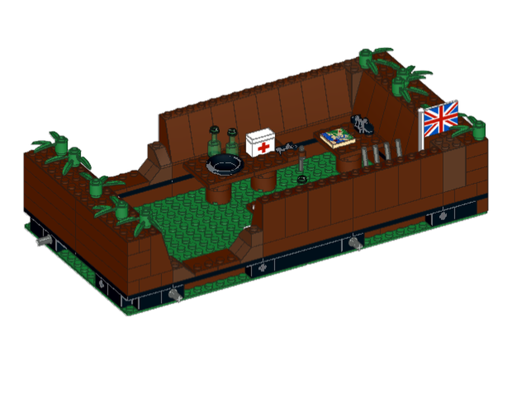 LEGO MOC-215644 WW1 Trench- Command Section by militarybricks1 ...