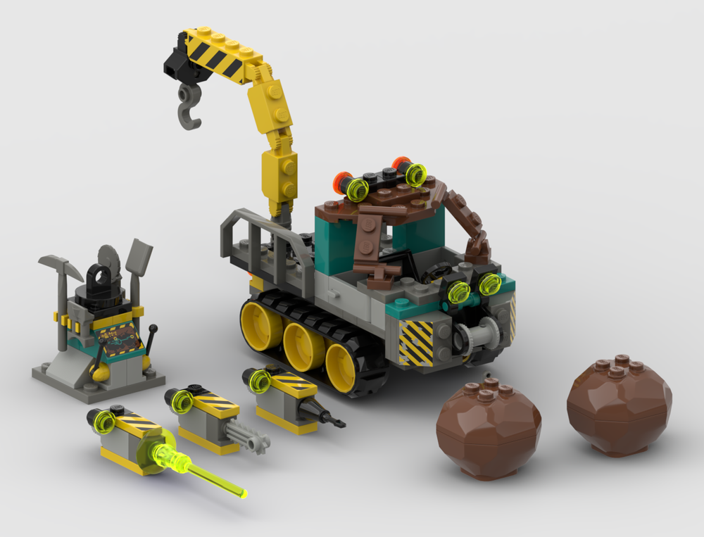 LEGO MOC Rock Raiders - Rock Crawler by Col_Oneill | Rebrickable ...