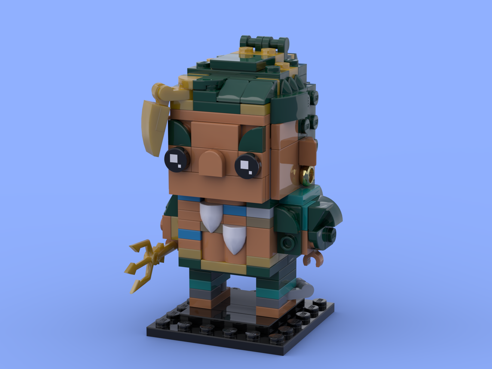 LEGO MOC Marvel Rivals- Namor Brickheadz by Penguins and plastic ...