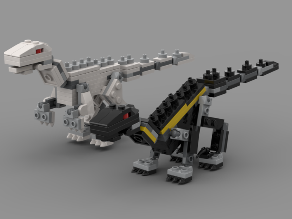 LEGO MOC Indominus rex AND Indoraptor FREE bundle by B0N3SC4Rbuilds ...