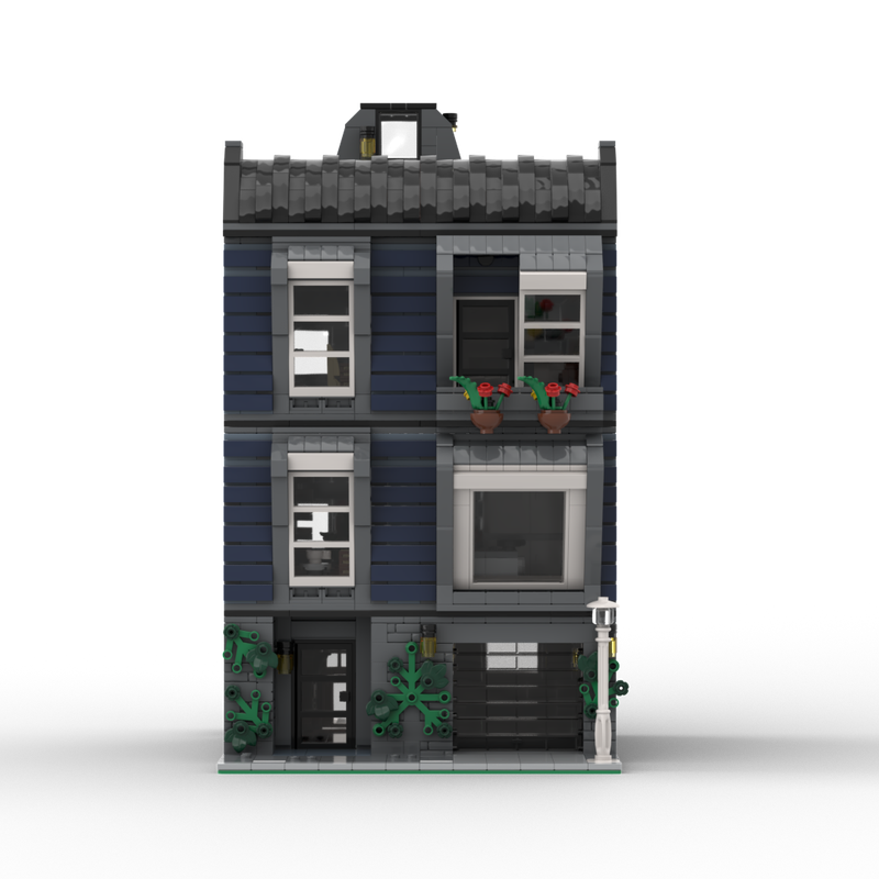 LEGO MOC Modular Town Home by stewp007 | Rebrickable - Build with LEGO