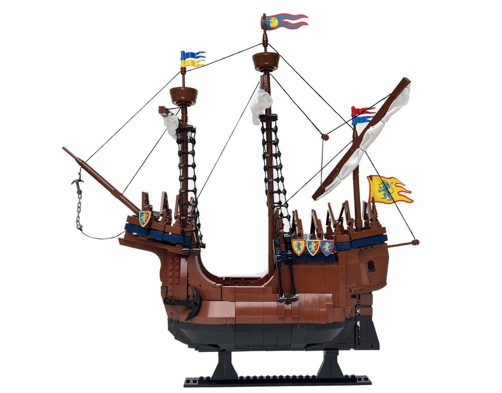 LEGO MOC Medieval Carrack - Including Modular Hull by ...
