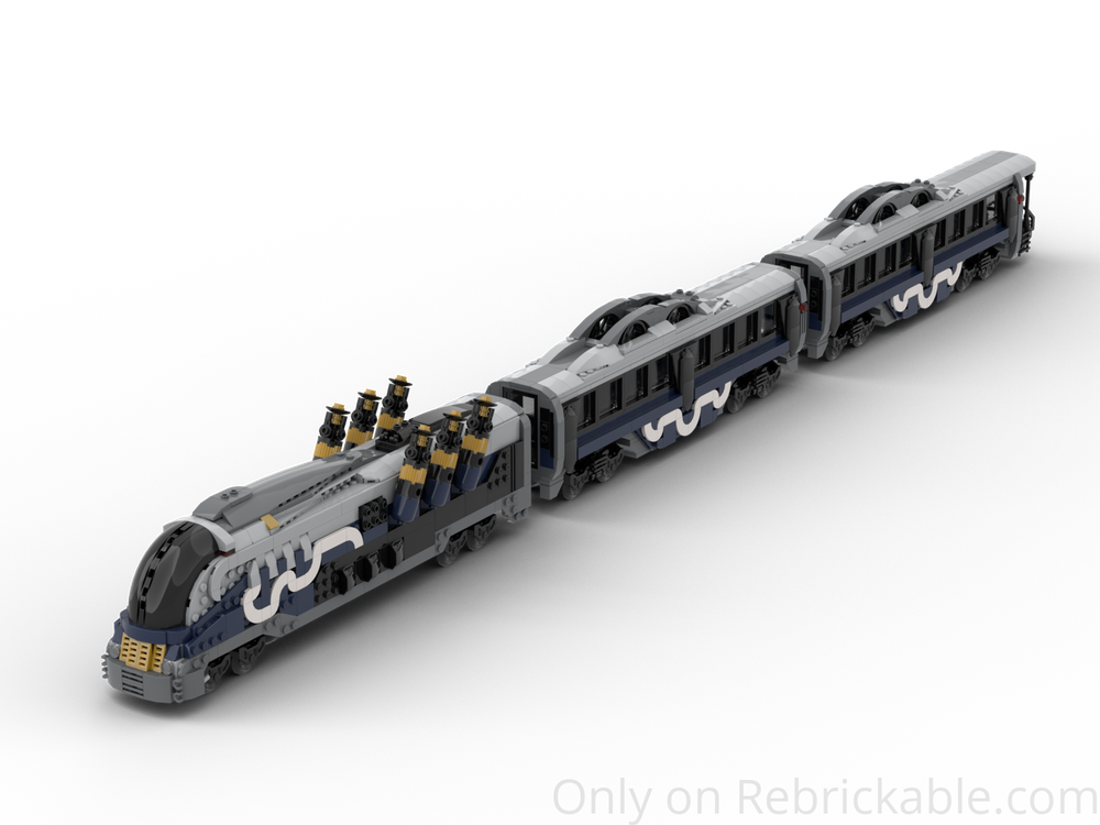 LEGO MOC FFVIII Intercontinental Train Locomotive (2020 version) by ...