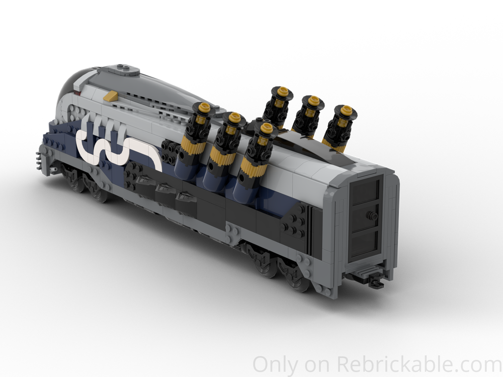 LEGO MOC FFVIII Intercontinental Train Locomotive (2020 version) by ...