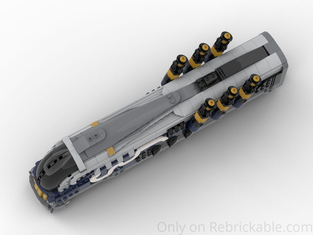 LEGO MOC FFVIII Intercontinental Train Locomotive (2020 version) by ...