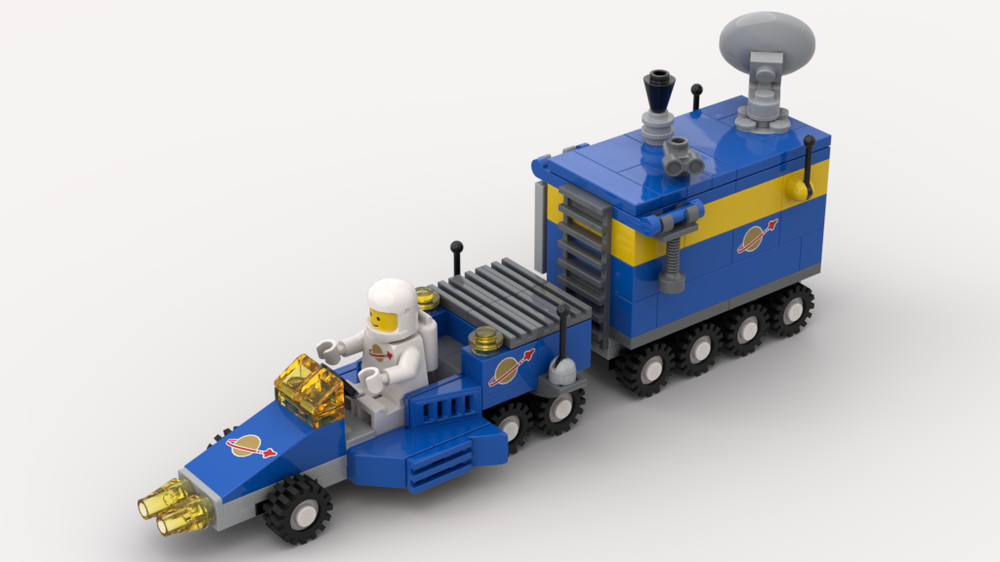 LEGO MOC NCS Classic Space Rover by v100Bricks | Rebrickable - Build ...