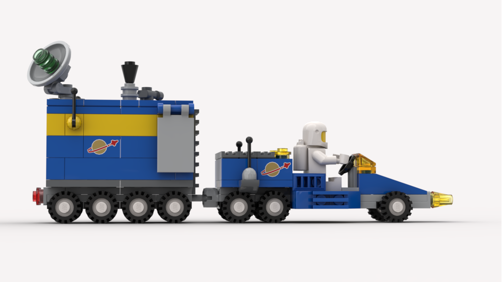 LEGO MOC NCS Classic Space Rover by v100Bricks | Rebrickable - Build ...